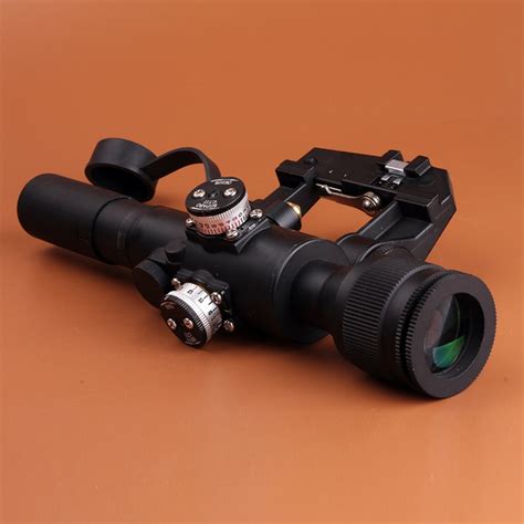 Tactical Red Illuminated 4x24 Pso 1 Type Scope For Dragonov Svd Sniper Rifle Series Ak Rifle