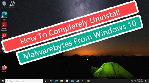 How To Completely Uninstall Malwarebytes From Windows 10 Youtube
