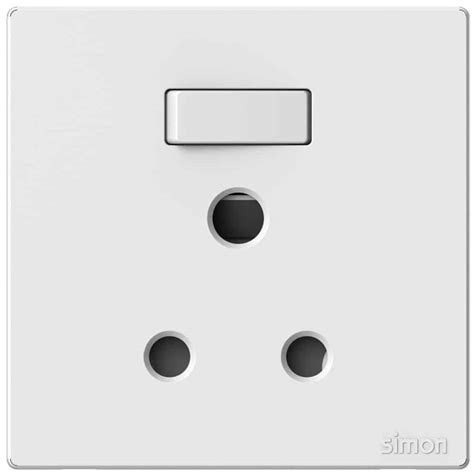 15a Bs Switched Socket M3 White Ecolux