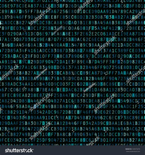blue hexadecimal computer code repeating vector background wallpaper