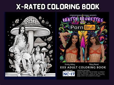 Sex Coloring Book Digital Download Erotic Porn Coloring Pages Pornbruh Vol Bratty