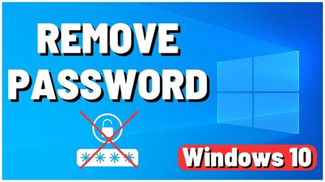 How To Remove Password In Windows YouTube