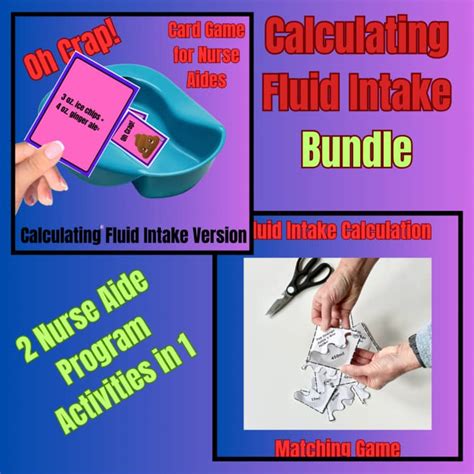 Calculating Fluid Intake Games Duo For Cnas And Pcts Tpt