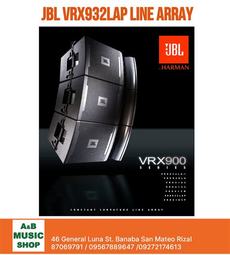 JBL Vrx Lap Line Array Powered Speaker A B Music Shop