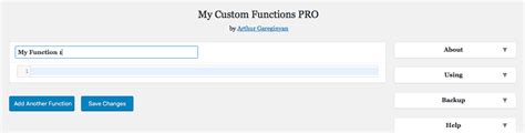 My Custom Functions Pro Premium Wordpress Plugin