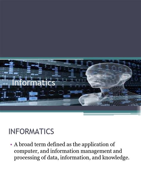 module 1 introduction to informatics pdf information