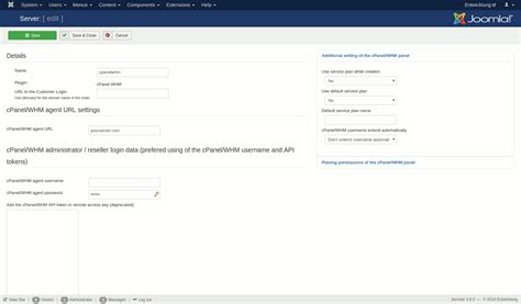 JoomISP CPanel WHM Plugin