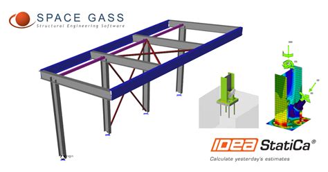 Space Gass Bim Link For The Structural Design Of A Steel Connection En Idea Statica