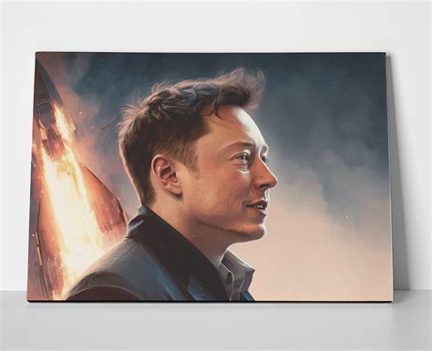 Elon Musk Poster Or Wrapped Canvas