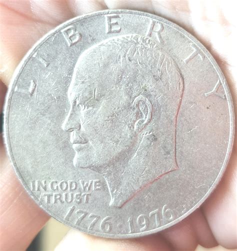 1776 1976 Eisenhower Liberty Bell Moon One Dollar Us Bicentennial Coin