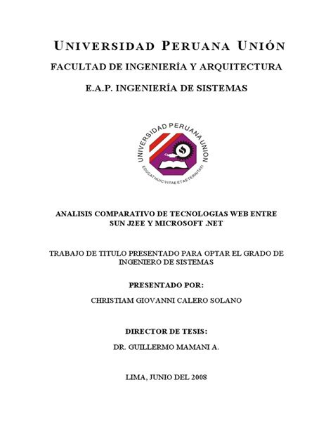 Proyecto De Investigacion J2ee Vs Pdf Net Framework Java