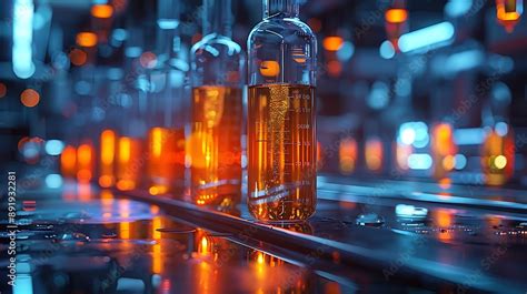 Physical Chemistry Experiment Demonstrating The Mixture Of Elements In