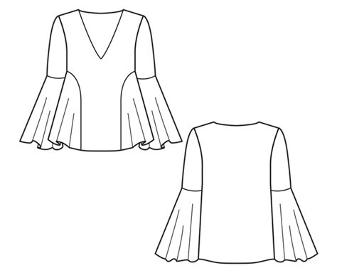 Stuck On What To Sew This Bell Sleeve Top Pattern Is Guaranteed To Please