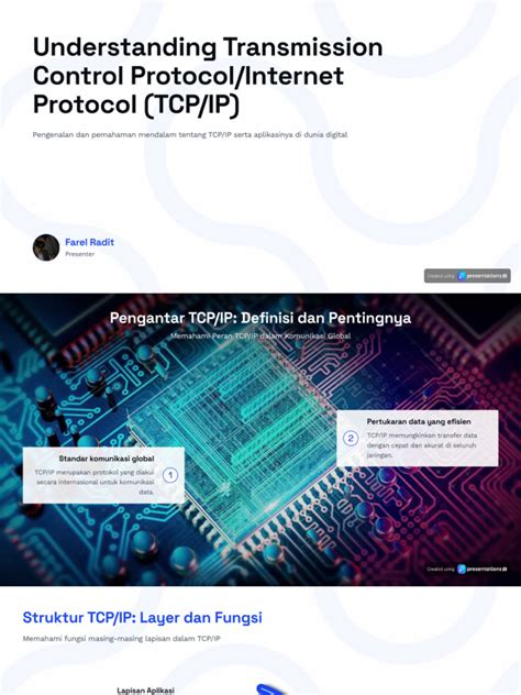 Transmission Control Protocol Internet Protocol Presentation Pdf