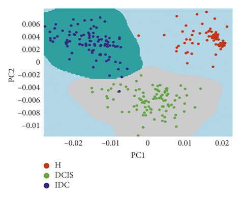 Scattering Plots Of Pca Svm Algorithm Based On Three Kernel Functions