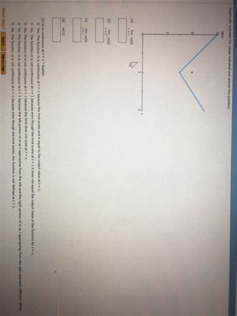 Solved Graphically Estimate The Values Indicated And Answers
