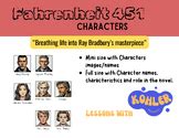 Fahrenheit 451 Character Visuals By Lessons With Kohler Tpt