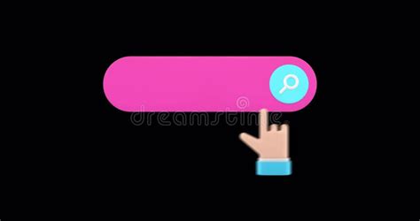 online searching internet browsing bar field hand click cursor find