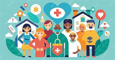 Premium Vector Community Care Icons And Team Help Illustration