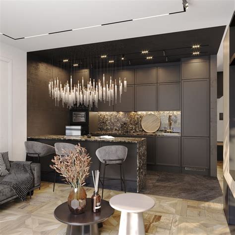 Кухня гостиная в стиле неоклассика In 2024