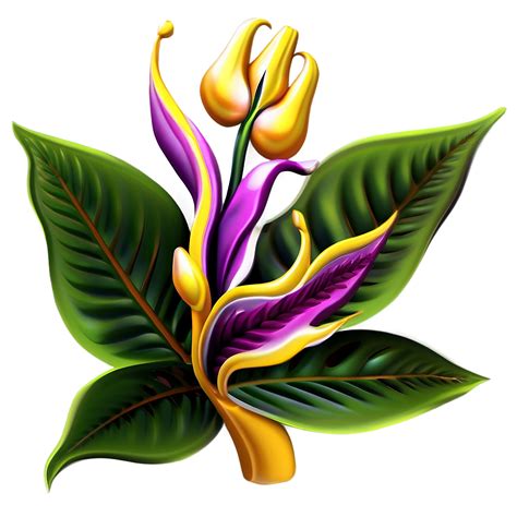 Download Fantasy Flower Outline Png Lsb