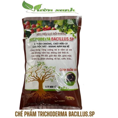 Trichoderma Bacillussp Nâu 1kg ủ Phân Chuồng ủ Chất Hữu Cơ Thành