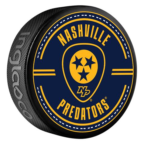 Nashville Predators Inglasco Pick Logo Seal Puck Nashville Predators