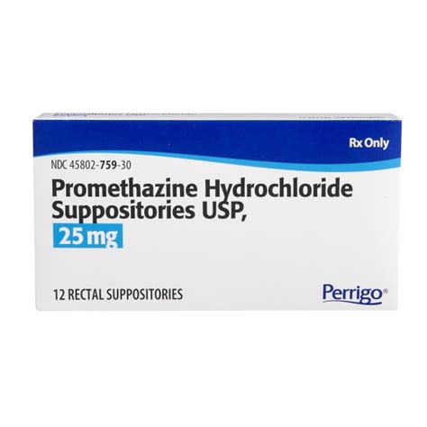 Promethazine Hcl Sup 25mg 12bx