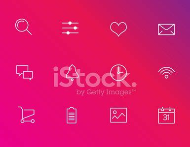 Interface Icon Set Stock Clipart Royalty Free FreeImages