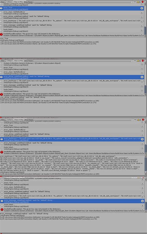 If You Call Msfrpc Methods With Incorrect Arguments Eg String Instead Of Hash The Resulting