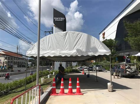 ตัวอย่างเต็นท์ขนาด 5x12 เมตร บริการเต็นท์เช่า จ ภูเก็ต