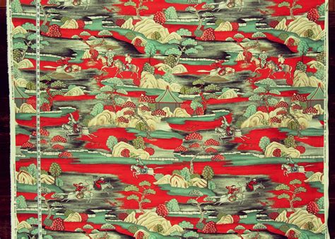 Asian Chinoiserie Toile Fabric Just Listed Brickhouse Fabrics