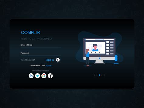 Login UI On Behance
