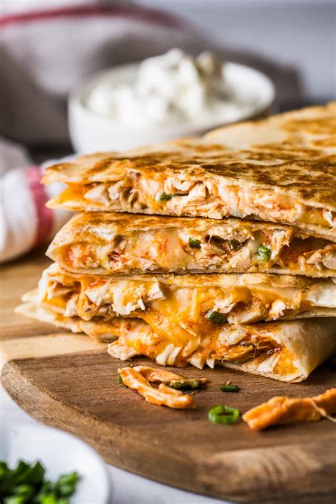 Buffalo Chicken Quesadillas Isabel Eats