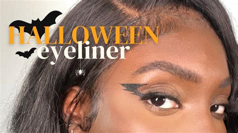 Recreate This Playful Bat Wing Eyeliner For Halloween