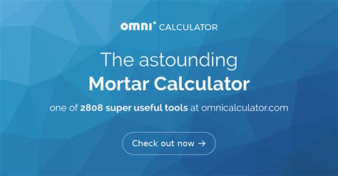 Mortar Calculator