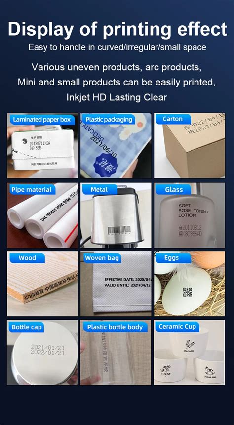 Cp Qr Code Barcode Expiration Date Production Date Label Portable