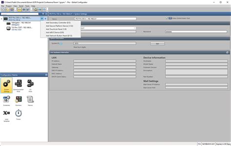 Global Configurator Plus And Global Configurator Professional Software Extron
