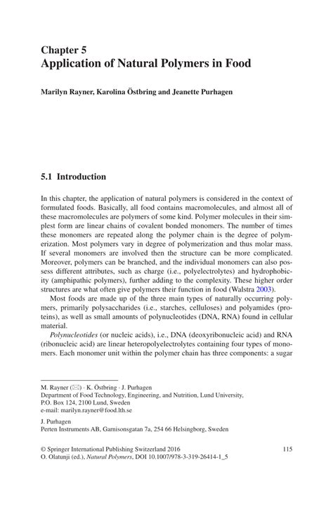 Functionality And Degree Of Polymerization