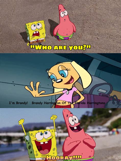 Spongebob And Patrick Meets Brandy Harrington By Raffaelecolimodio On Deviantart