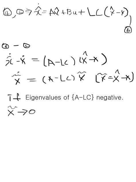 Luenberger Observer For Linear System Control Youngmok Yun Roboticist In Austin