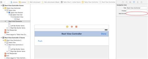 Ios Removing Back Button Text And Centered Text Stack Overflow