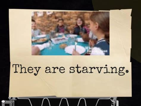 I Am Starving Flash Cards