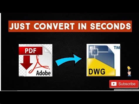 How To Convert Pdf To Dwg