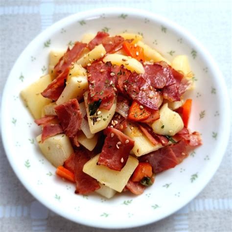 감자볶음 감자베이컨 볶음 레시피