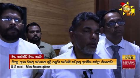 දෙයියන්ට පොල් ගැහුවට රිලව් අඩු වෙන්නෑ මොනරාට ලූප් දාන්න පුළුවන්ද Hiru News Youtube
