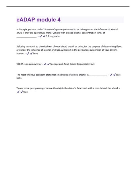 Eadap Test Bundle 2024 Update With Complete Solutions Stuvia Us