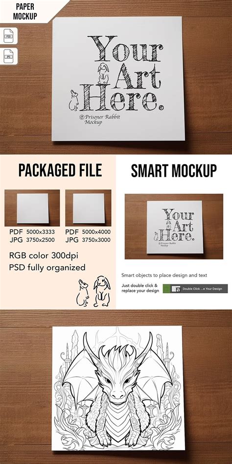 Sketch Pad Drawing Smart Mockup Psd And  Template 2773696