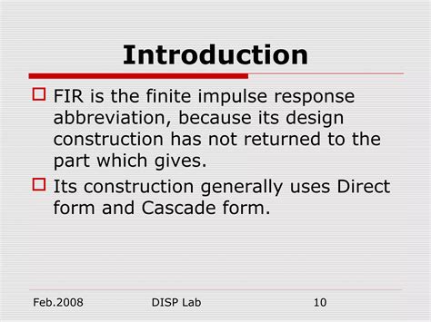 fir and iir filter design ppt digital audio computer software and