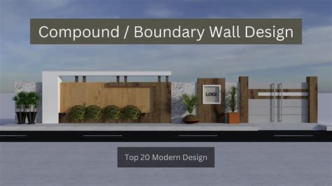 Compound Wall Design For Farmhouse At Richard Randolph Blog